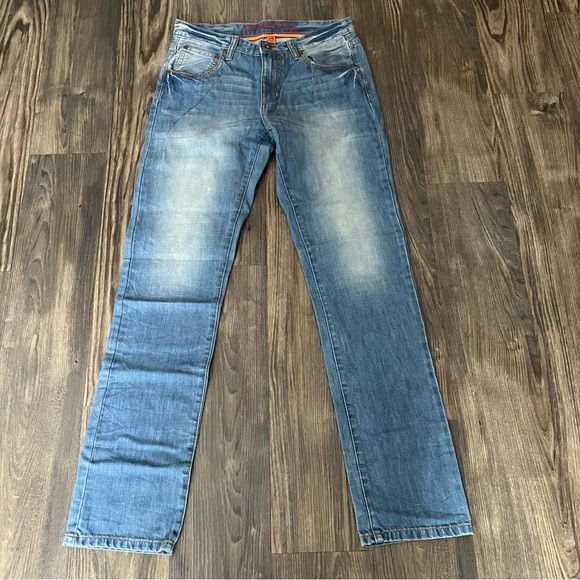 Boden | Jeans | Boden Johnnie B Sandblasted Straight Leg Jeans | Poshmark
